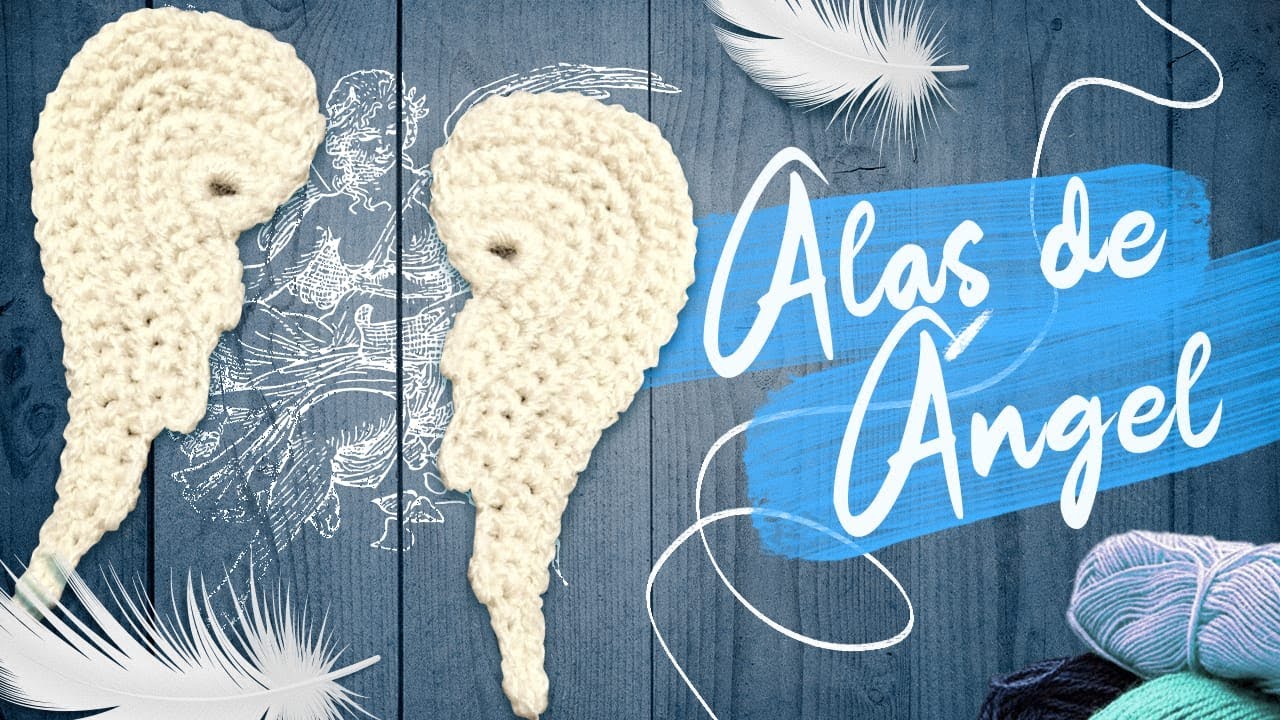 👼🏼 ¡QUE BUENA IDEA! | ALAS DE ÁNGEL a Crochet | ¡Tutorial paso a paso ...