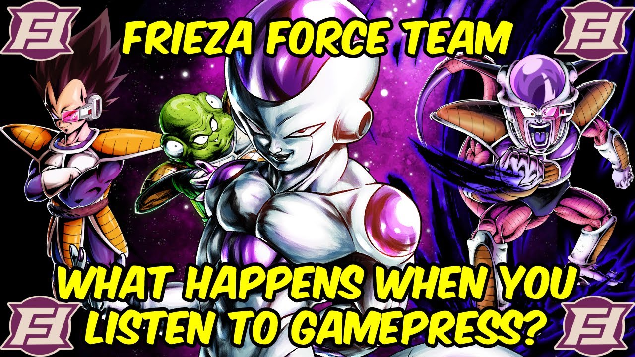 Dragon Ball Legends - GamePress Recommended Frieza Force Team - YouTube
