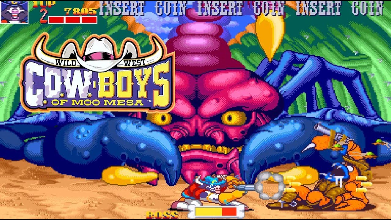 Wild West Cow Boys of Moo Mesa Complete Gameplay | MAME Arcade - YouTube