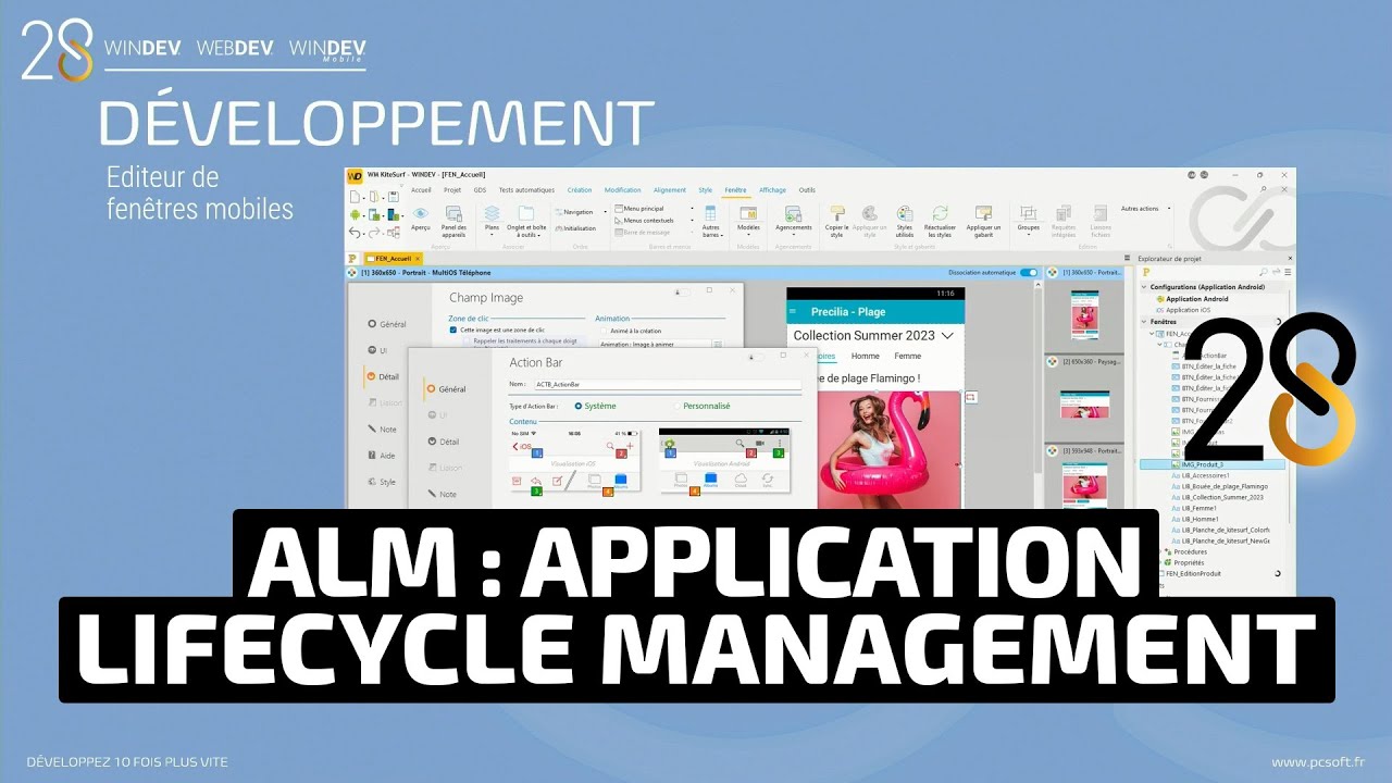 Replay WINDEV TOUR 28, ALM : Application Lifecycle Management - YouTube
