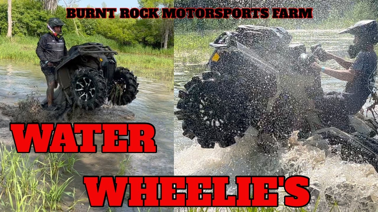 Water Wheelie's and Trenching at Burnt Rock Motorsports Farm (Un-Edited ...