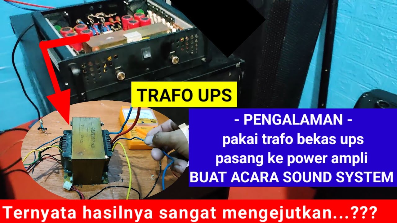 Trafo ups untuk amplifier (SERING DI PAKAI JOB S.... - YouTube