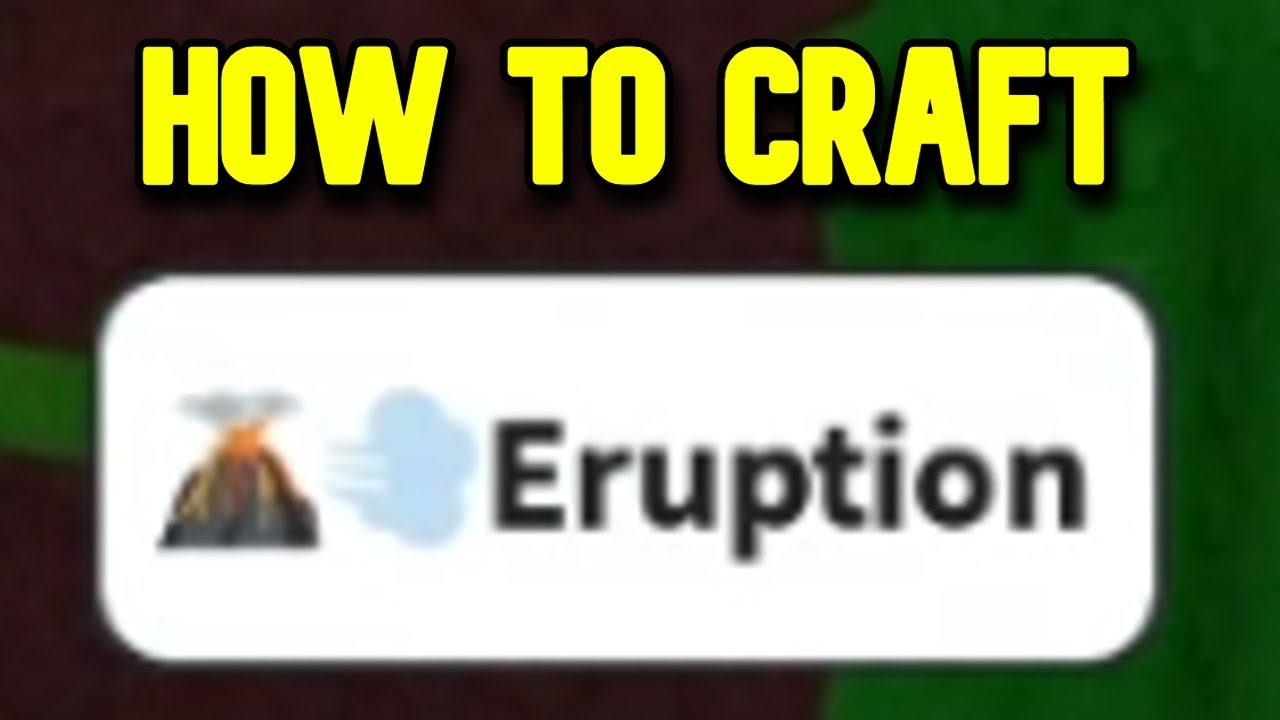 Drag to Combine - How to Make an Eruption (Roblox) - YouTube