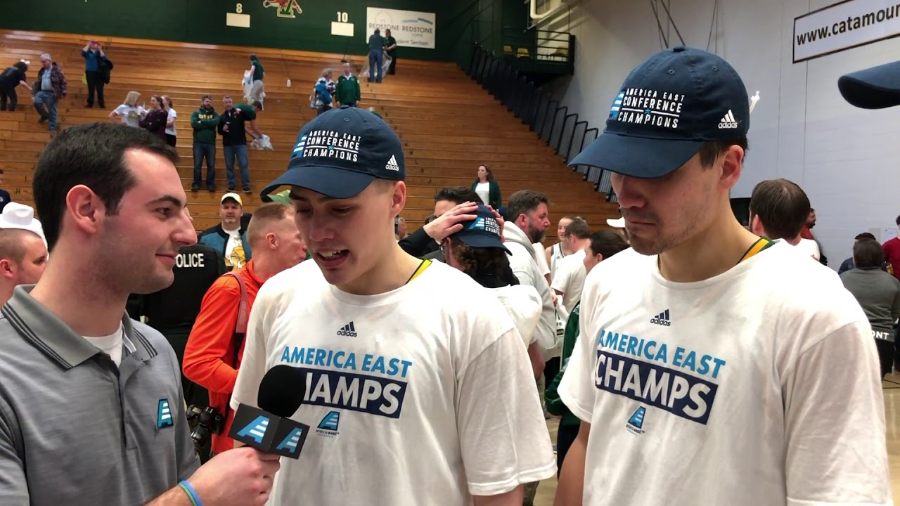 Duncan Brothers Share Moment after 2019 #AEHoops Championship - YouTube