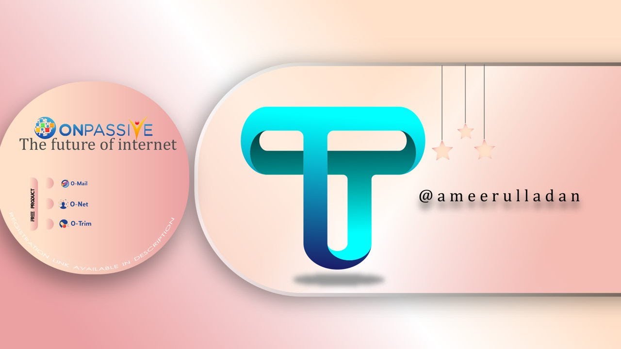 Illustrator Tutorial Easy Create Modern T Letter Logo Design ...