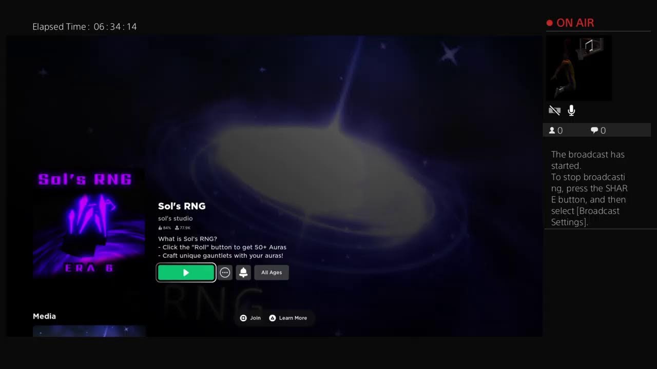 Grinding Auras for Galactic Device in Sol's RNG (Roblox) (English ...