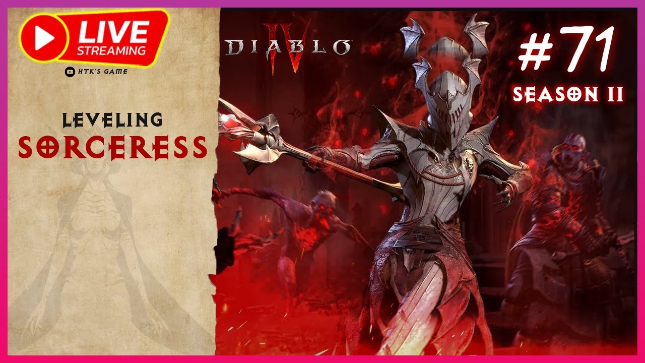 🔴Live: Diablo IV SS2: Fireball Sorc... #71 #season2 #sorcerer - YouTube
