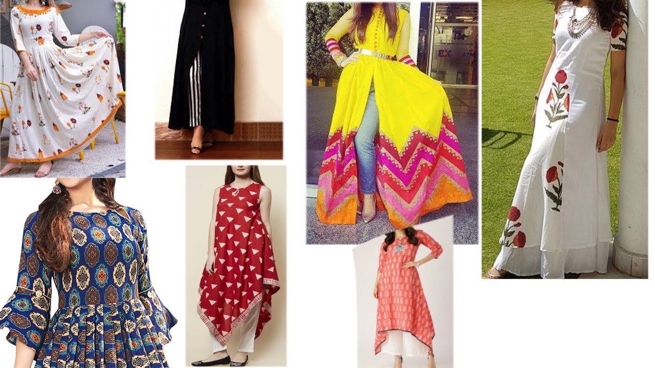 latest simple kurti designs 2019 || simple long kurti for ladies ...