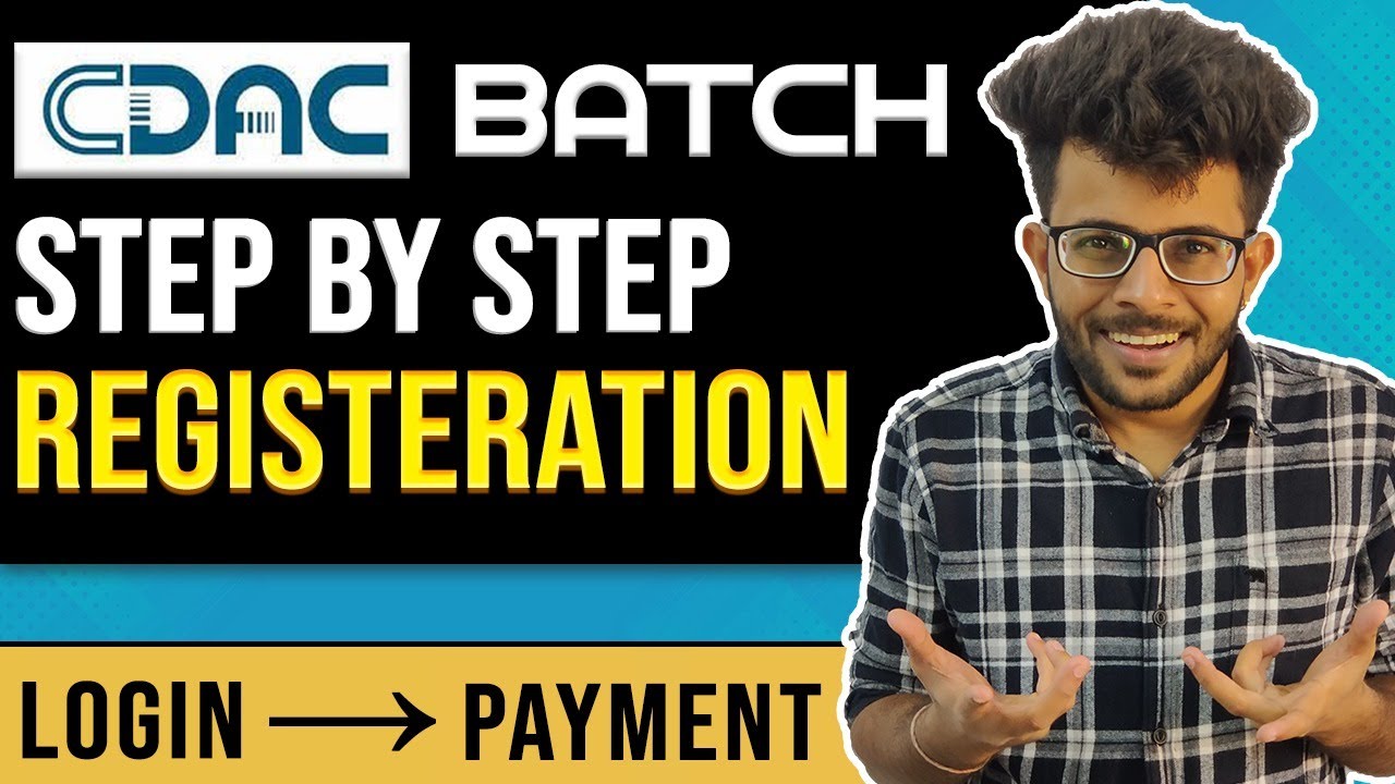 How to Fill CDAC Registration Form 2022 | CDAC CCAT Registration ...