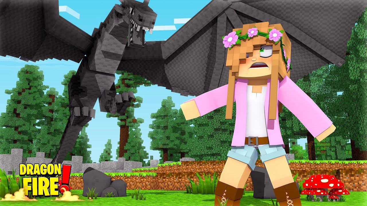 TURNING A DRAGON TO STONE ?? | Minecraft Dragon Fire - YouTube