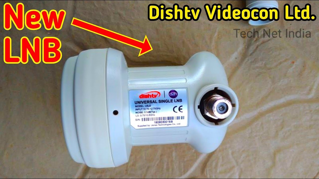 New LNB Dishtv Videocon Ltd, Dishtv Videocon d2h Merger Effect - YouTube