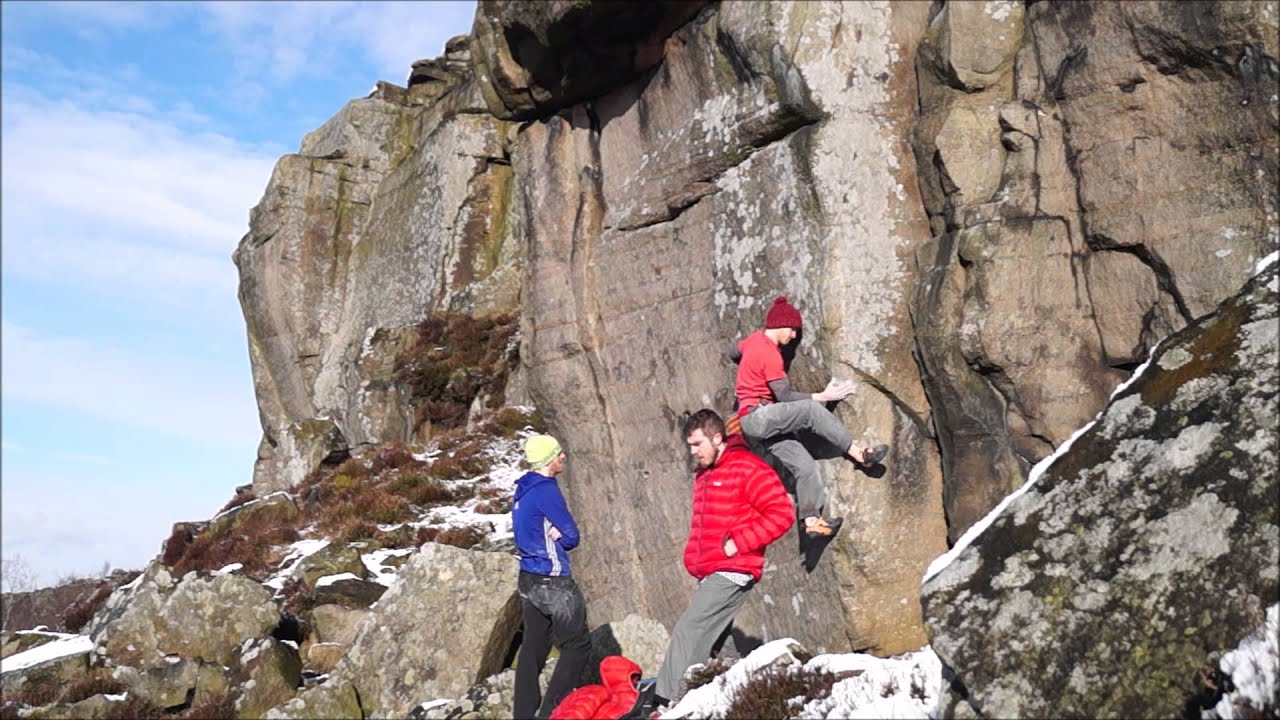 Sean's Arete - Curbar - YouTube