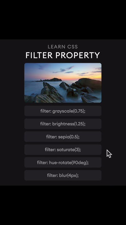 Subscribe for more👍 #html #css #filter #coding #explore #explorepage - YouTube