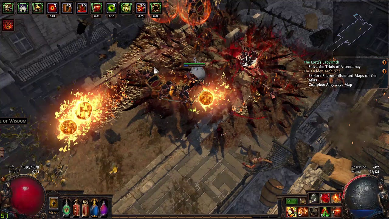 Path of Exile 12 mod corrupted map - YouTube