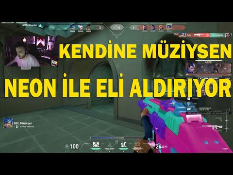 KENDİNE MÜZİSYEN NEON İLE ELİ ALDIRIYOR | #valorant #kendinemuzisyen #wtcn #cigdemt #valorantclips