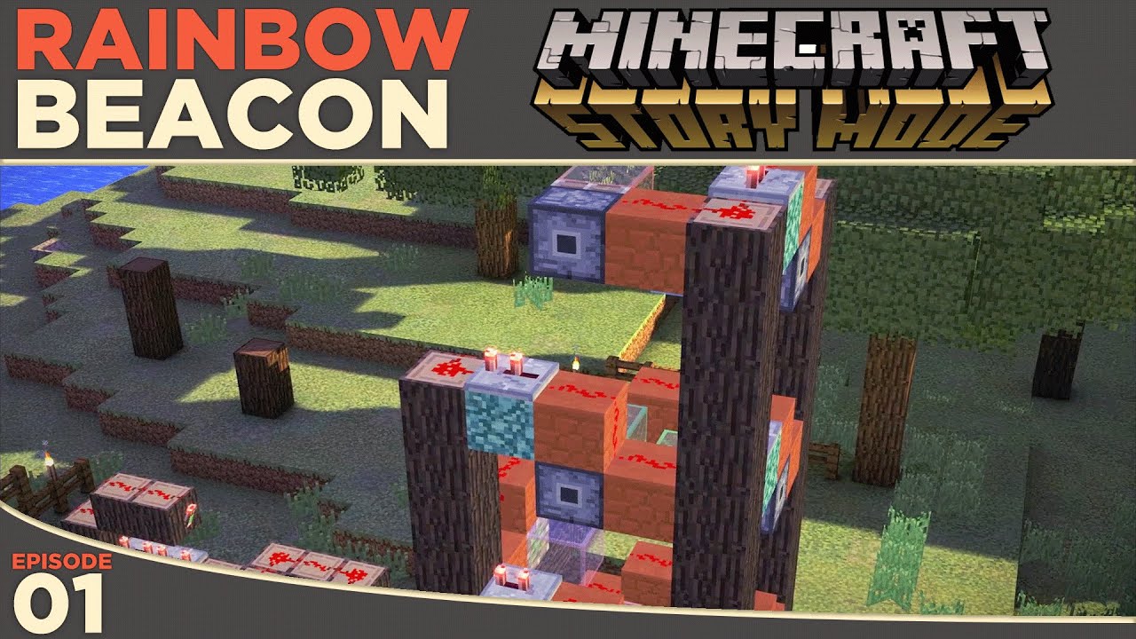 Minecraft Story Mode Walkthrough: Rainbow Beacon! - Episode 1 - YouTube