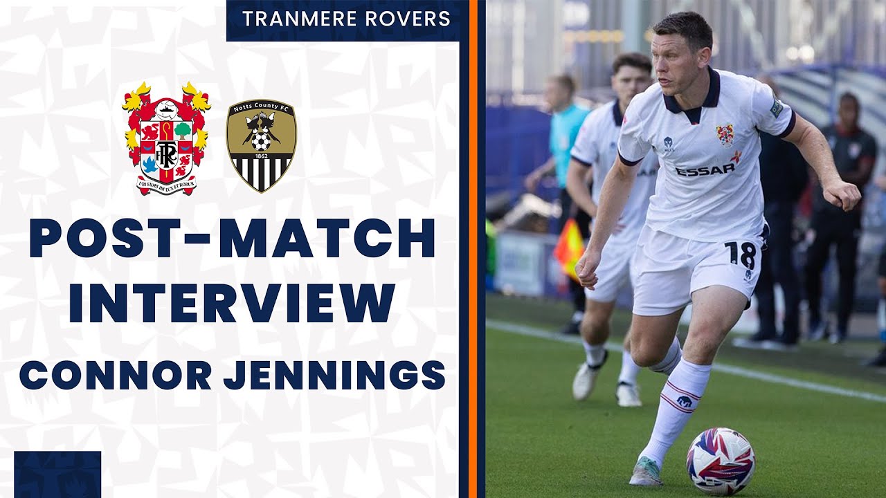 Post Match | Connor Jennings reacts to Notts County opening day draw - YouTube