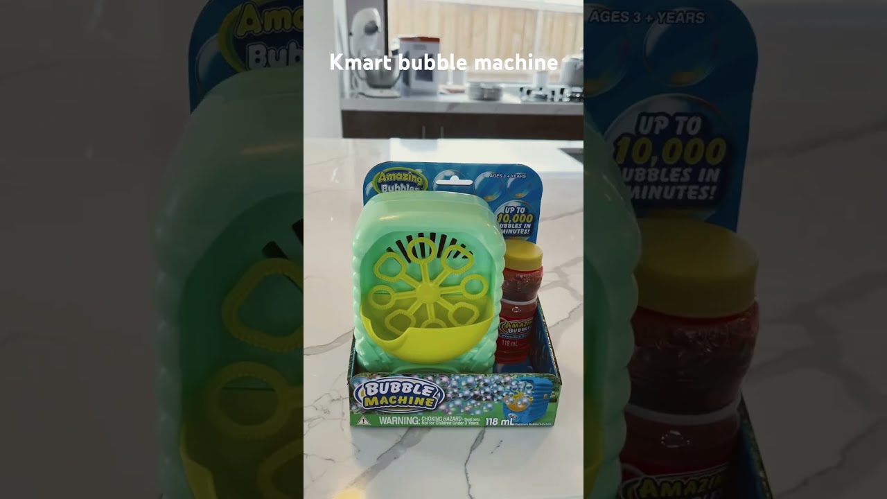 Bubble machine kmart store