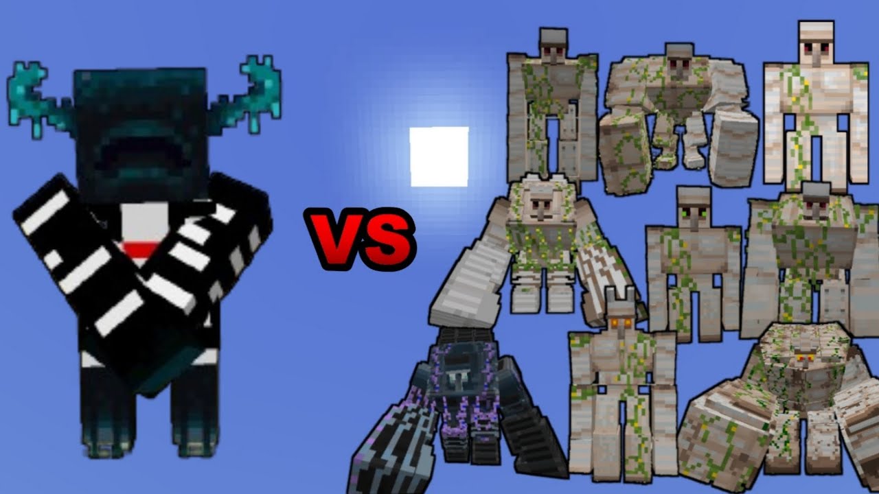 Drip Warden VS All Iron Golems / Minecraft Mob Battle - YouTube