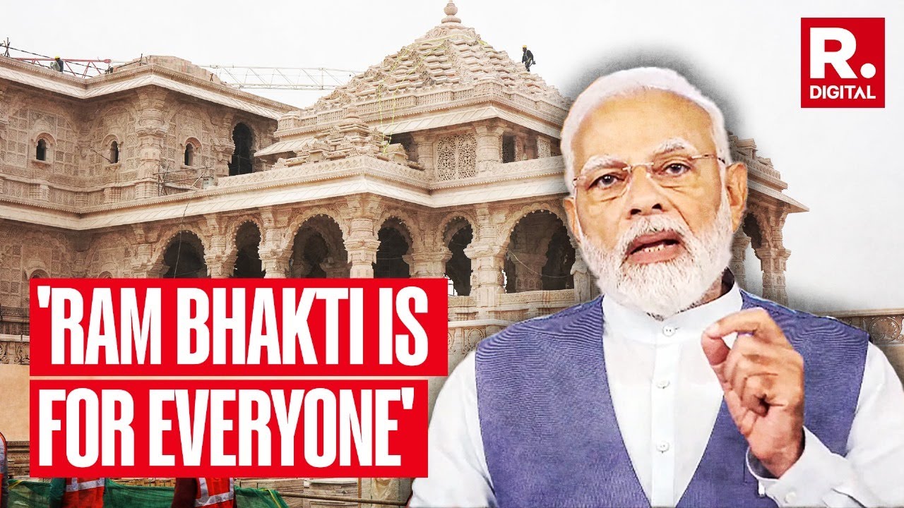 PM Modi says 'Ram bhakti is for everyone', hitting back at INDI ...
