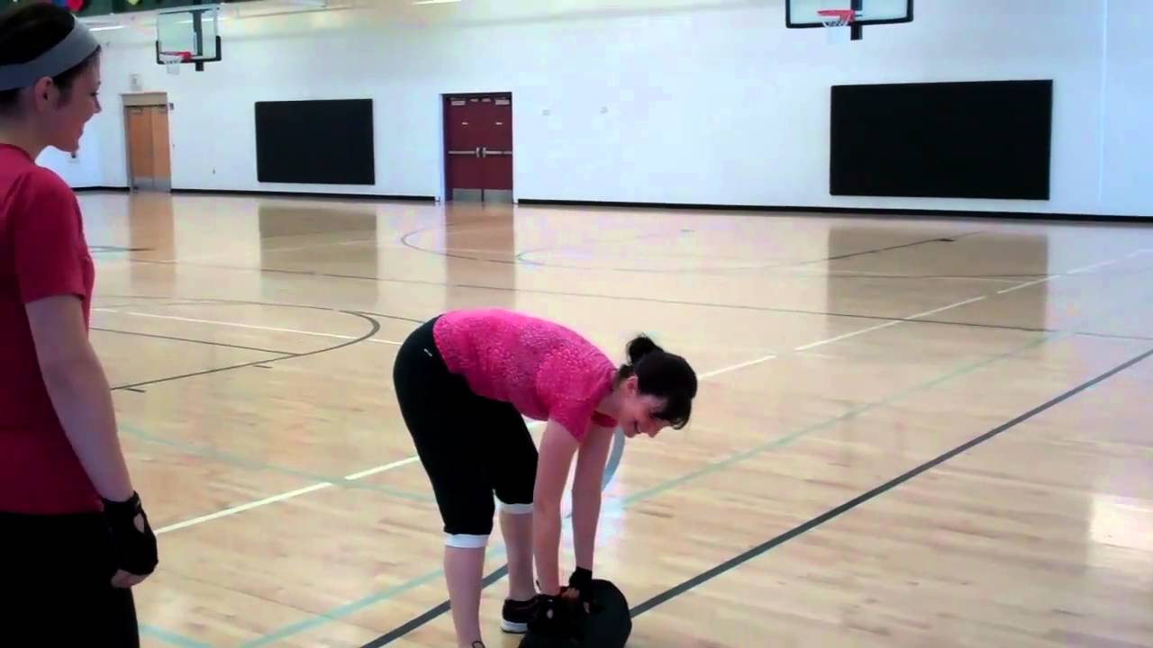Sandbag clean and press (blooper reel) - YouTube