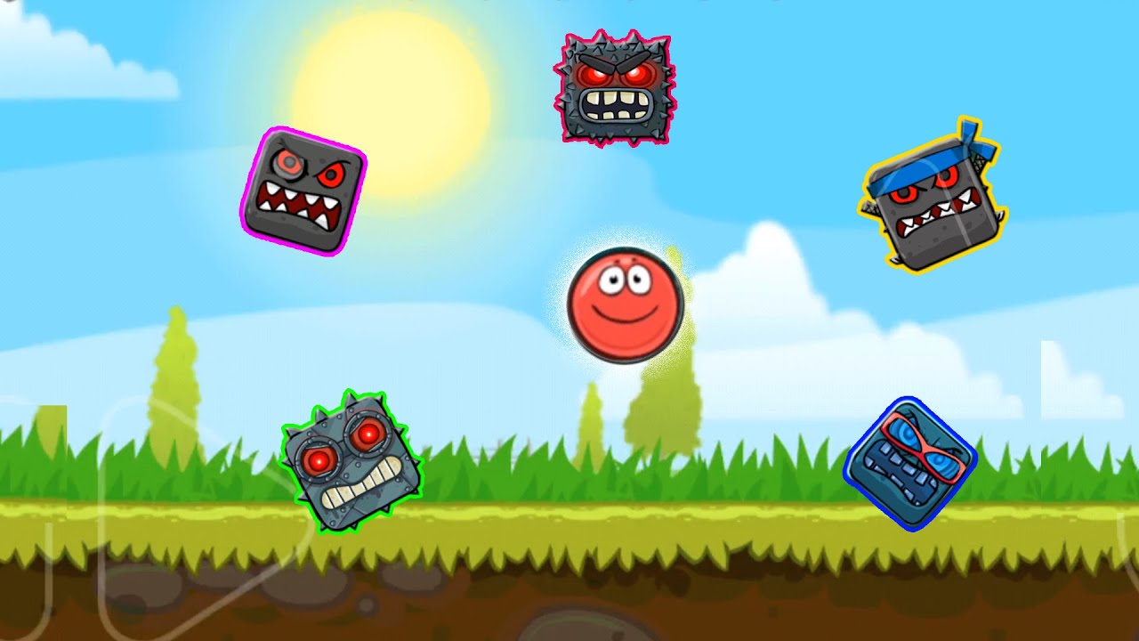 Red Ball 4 All Bosses Fight - YouTube