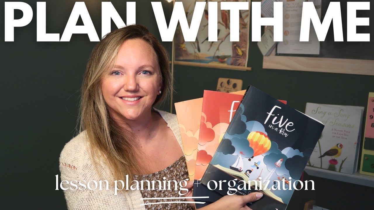 PLAN WITH ME: FIVE IN A ROW || HOW I ORGANIZE AND PREP FIVE IN A ROW ...