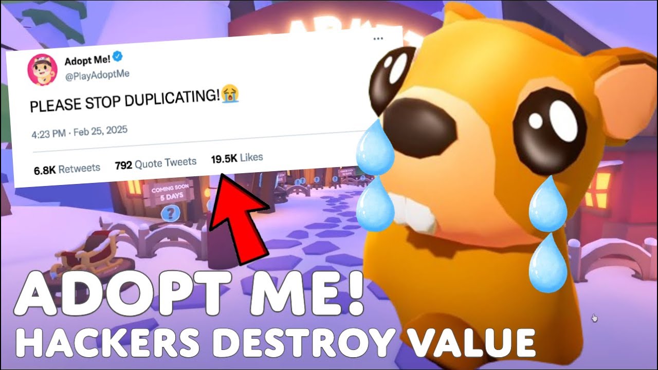 😭Adopt Me HACKERS HAVE RUINED THIS PET'S VALUE🤬PLAYERS ARE MAD👀ROBLOX ...