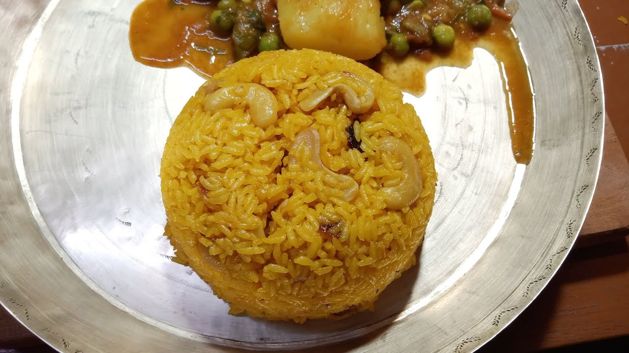 BASANTI PULAO | BASANTI PULAO RECIPE IN BENGALI STYLE - YouTube