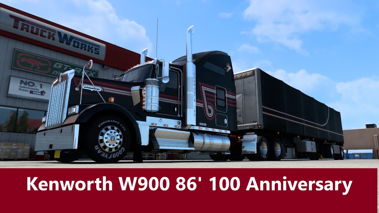ATS (1.46). Kenworth W900 86' Studio Sleeper 100th Anniversary. Gallup ...