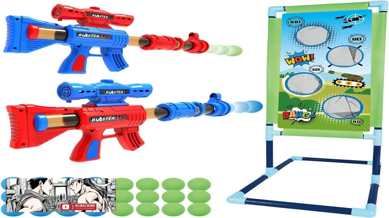 SpringFlower Shooting Game Toy for 5 6 7 8 9 10+ Years Review - YouTube