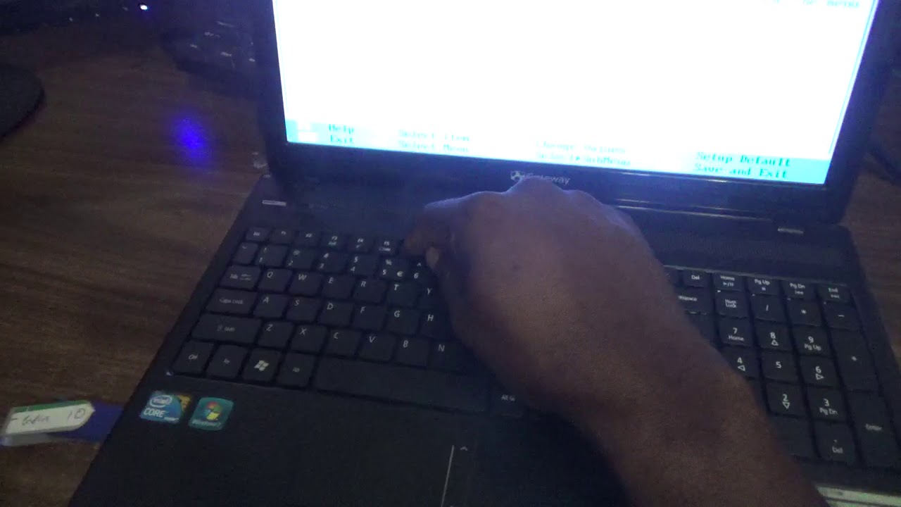 How to Change First Boot Device - Gateway NV55c /Acer Aspire 5333 ...