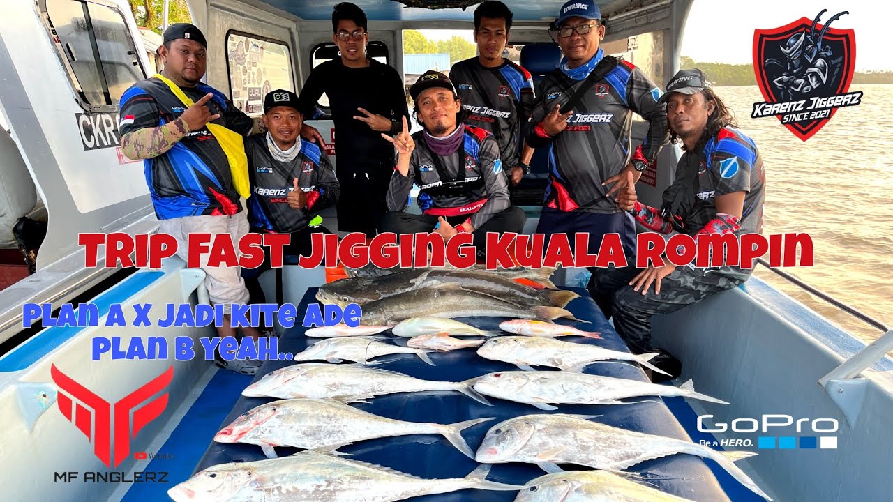 IKAN EBEK FRENZY | TRIP FAST JIGGING |TEKONG SAAD KUALA ROMPIN | BOTTOM ...