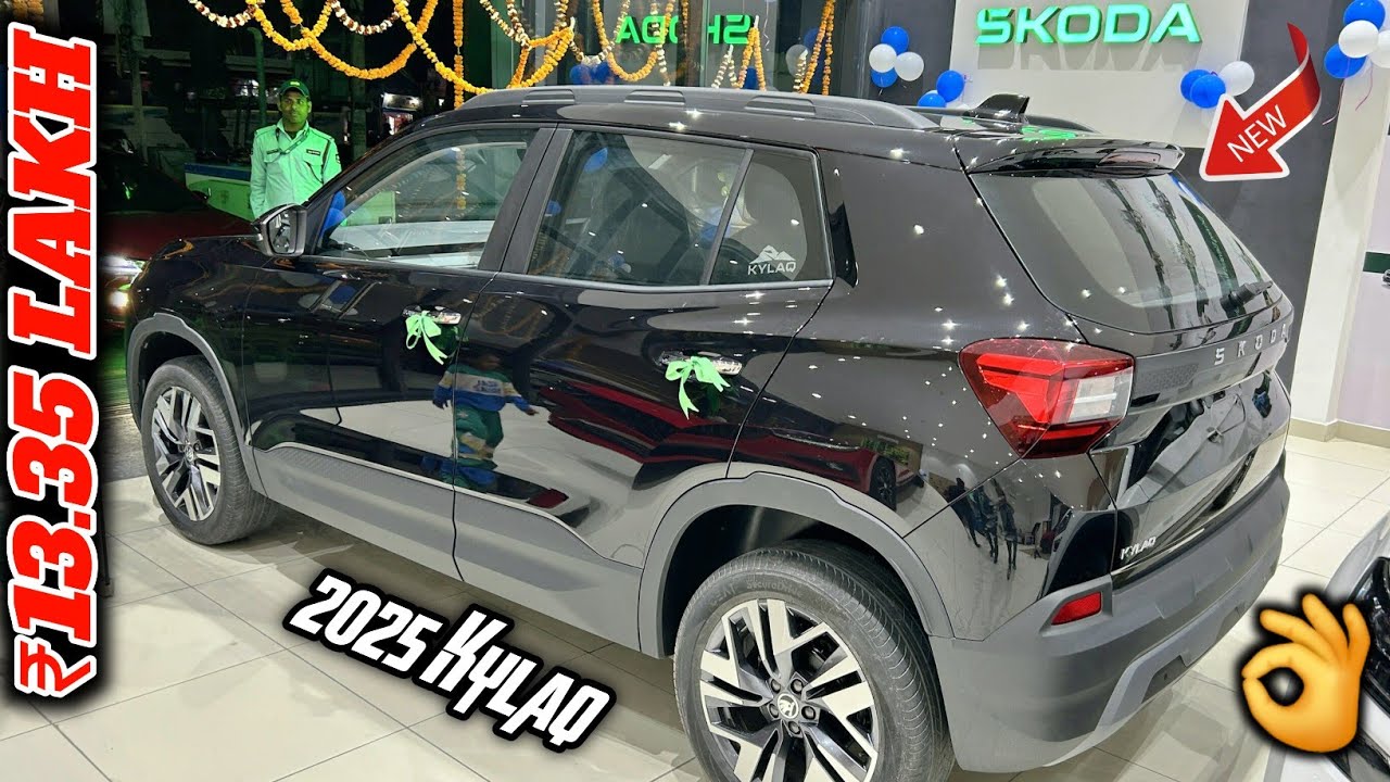 New 2025 Skoda Kylaq Carbon Steel Black || Skoda Kylaq 2025 || 2025 ...