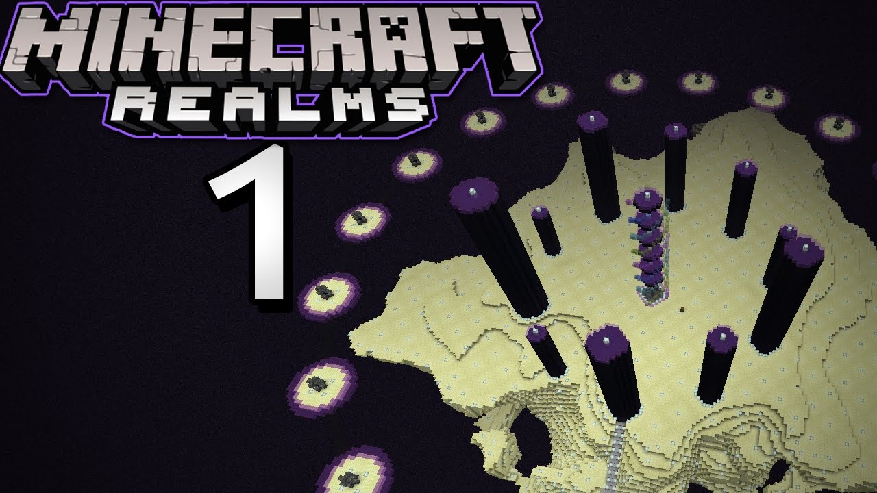 Minecraft Realms #1 - "Completing the END" w/ DarnGeek Reaction :D ...