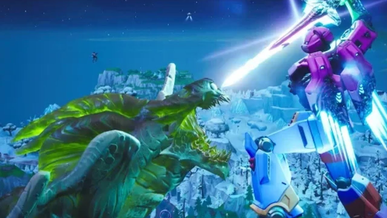 fortnite final showdown live event (cattus vs robot) - YouTube