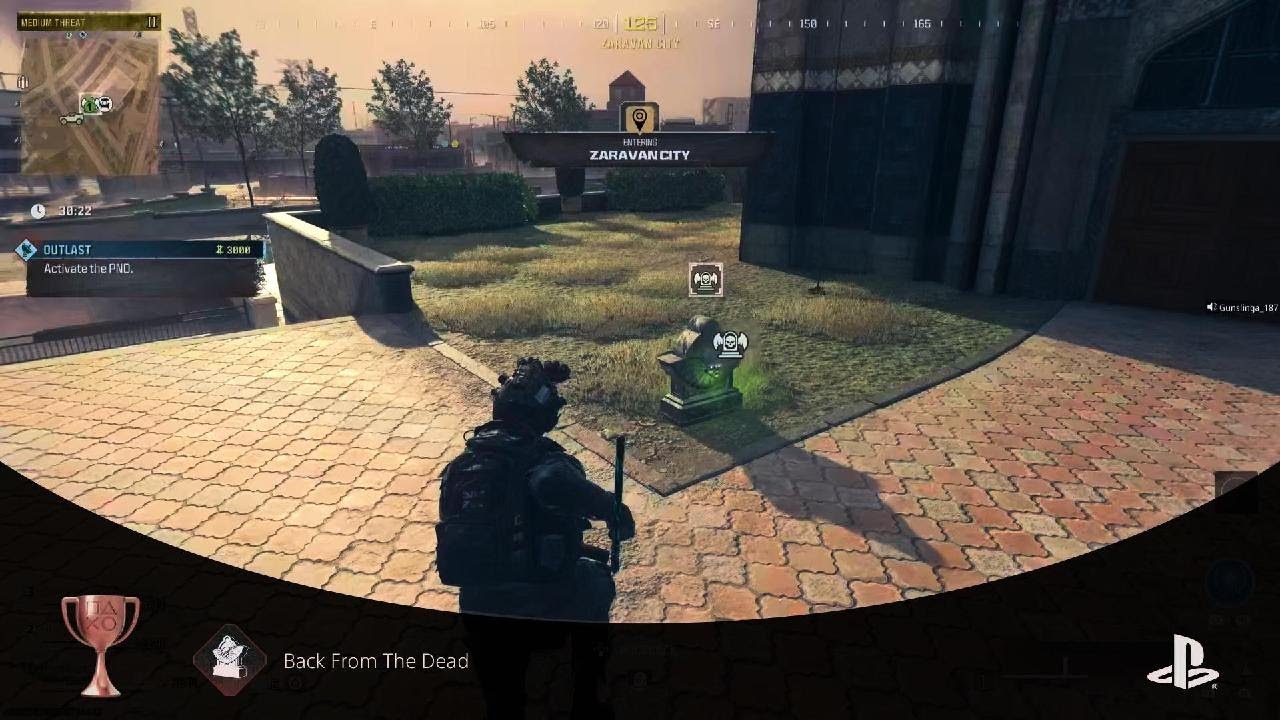 Call of Duty Tombstone - YouTube