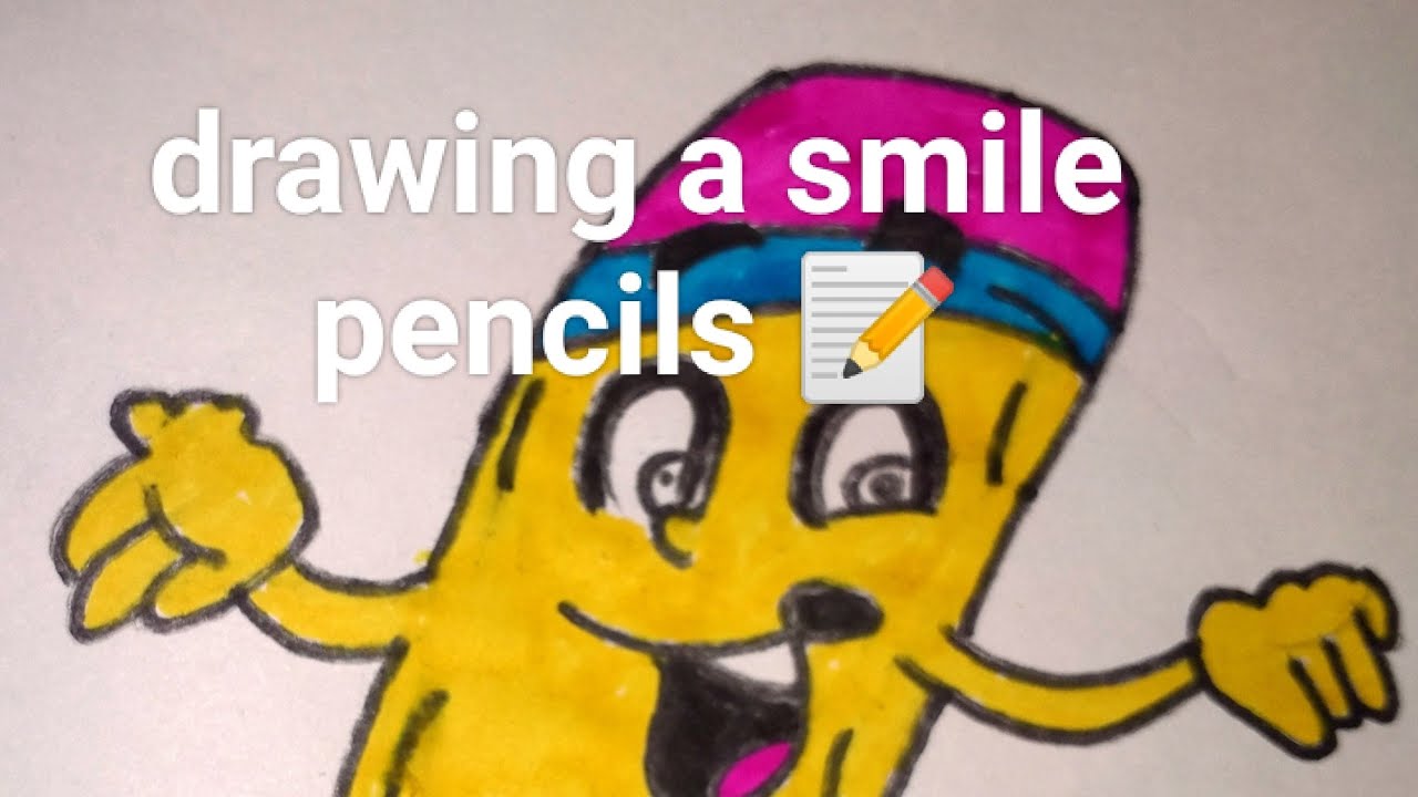 drawing a smile pencils very easy - YouTube