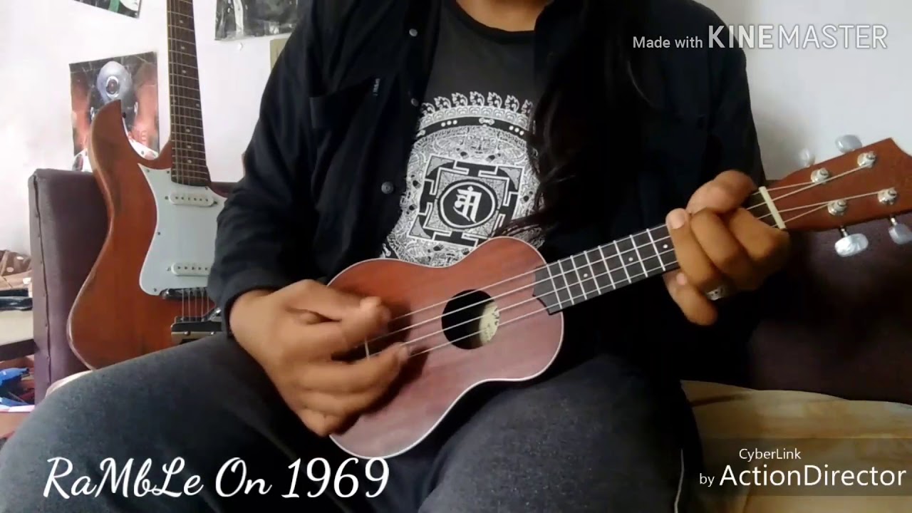 Led Zeppelin RaMbLe On Ukulele Cover. - YouTube