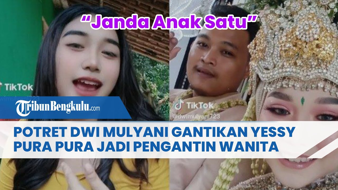Potret Dwi Mulyani Gantikan Yessy Pura pura Jadi Pengantin Wanita Menikah Ryan Dono, Janda Anak ...