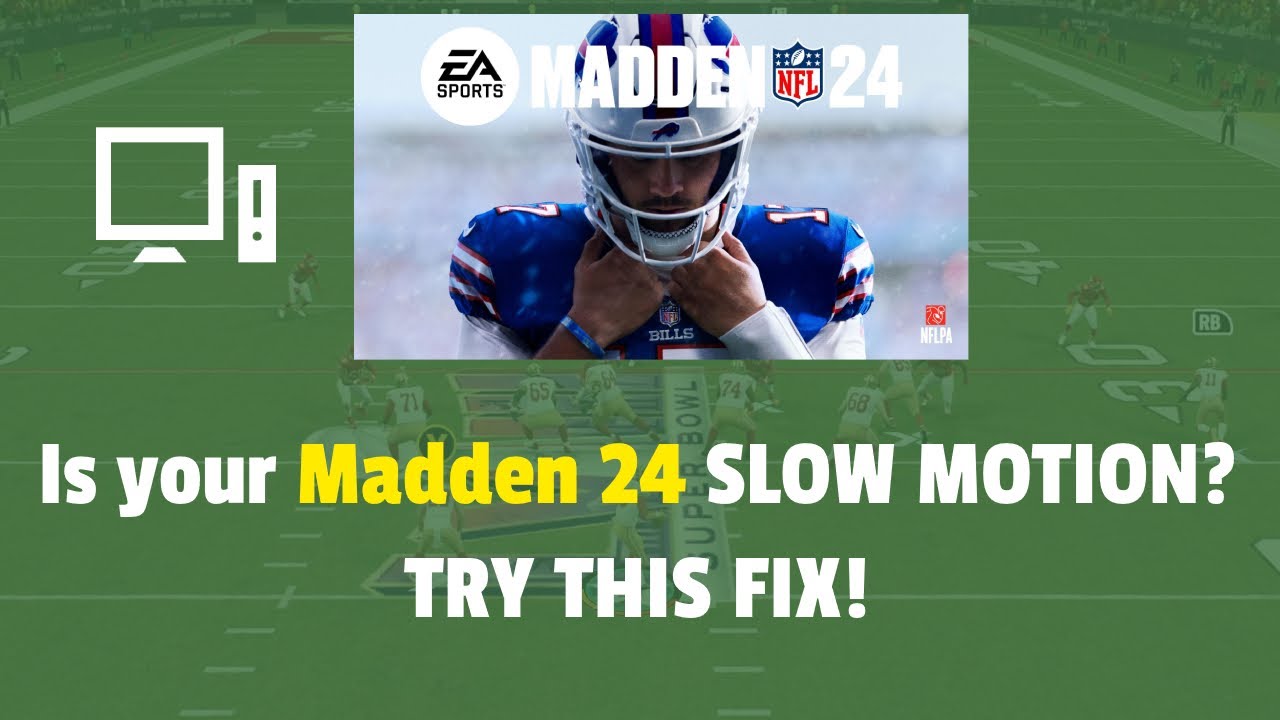 If Madden 25 is running in slow motion or low FPS on your PC, try this ...
