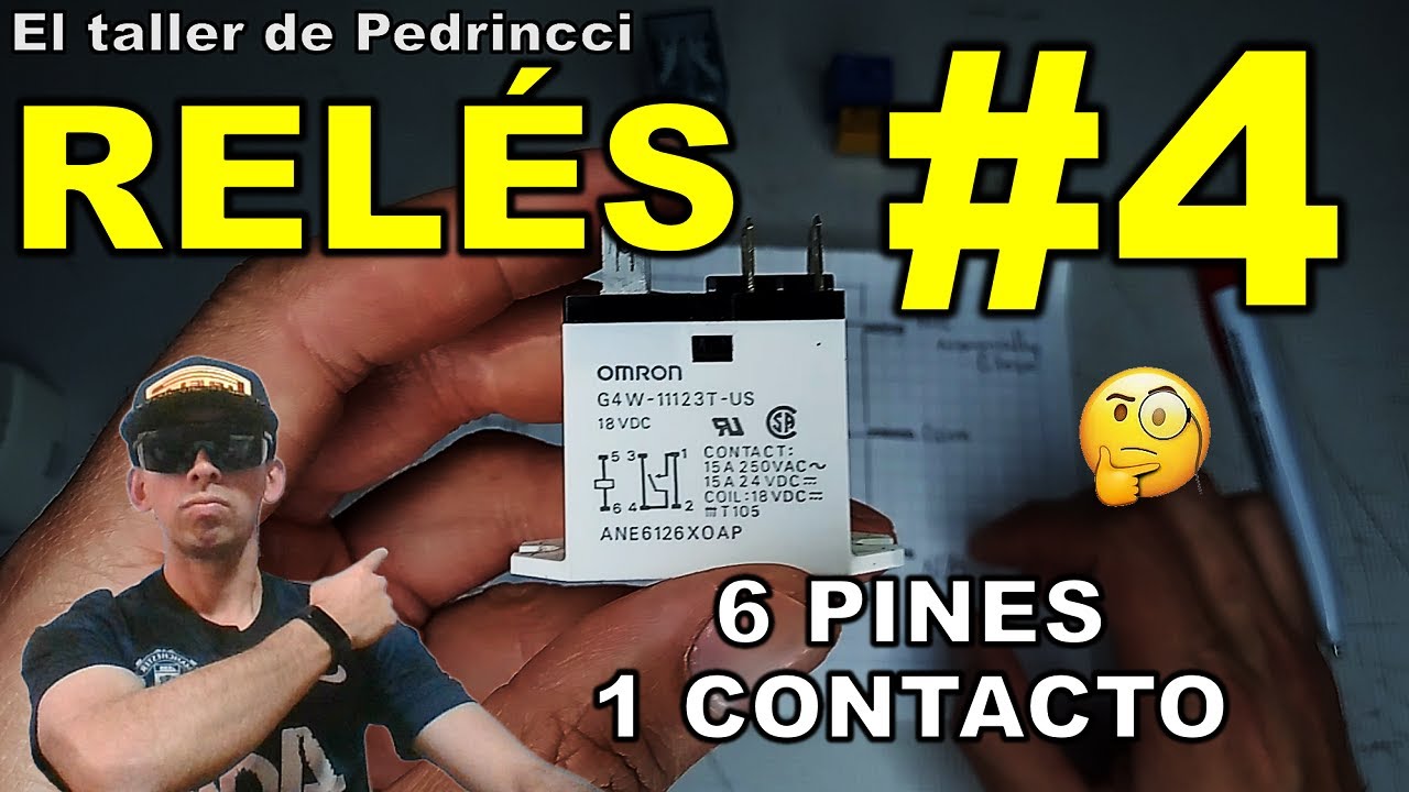 RELÉ 6 PINES - 1 CONTACTO #relay #viralvideo #electrónica #relé - YouTube
