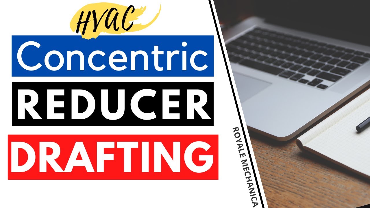 How To Draw Concentric Reducer In HVAC Drafting - YouTube