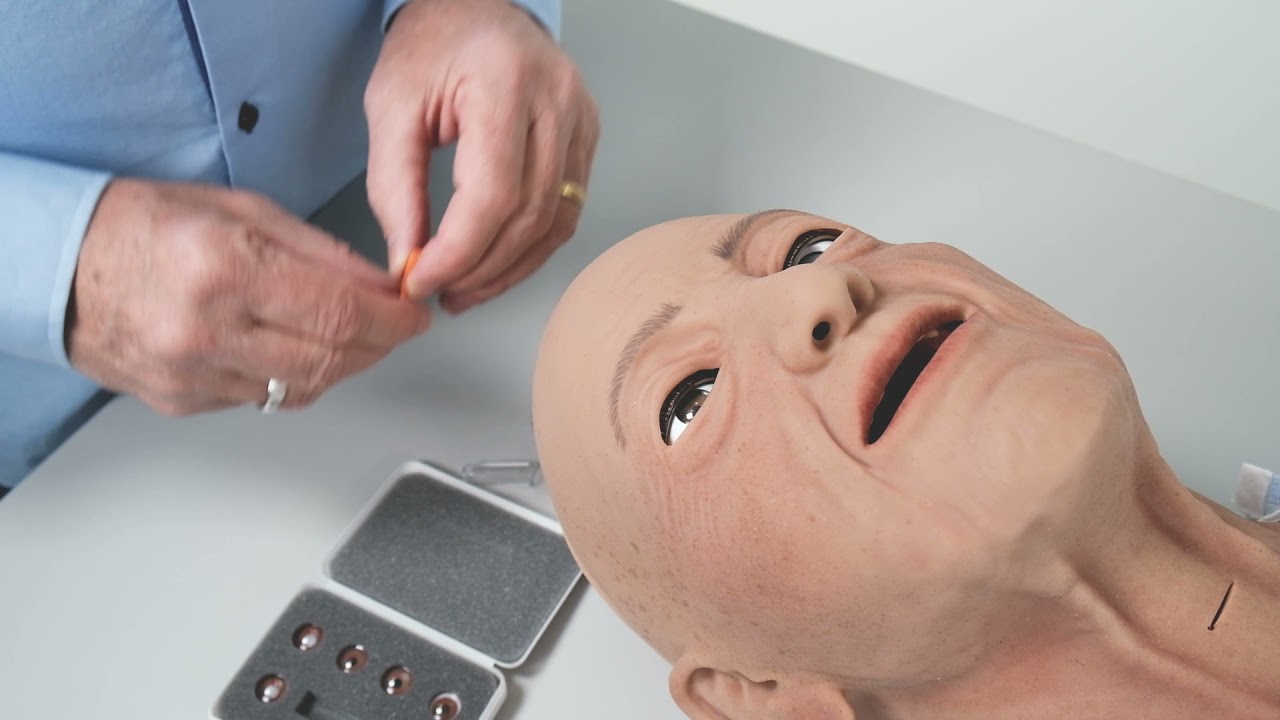 Nursing Anne Geriatric - How to Replace Eyes - YouTube