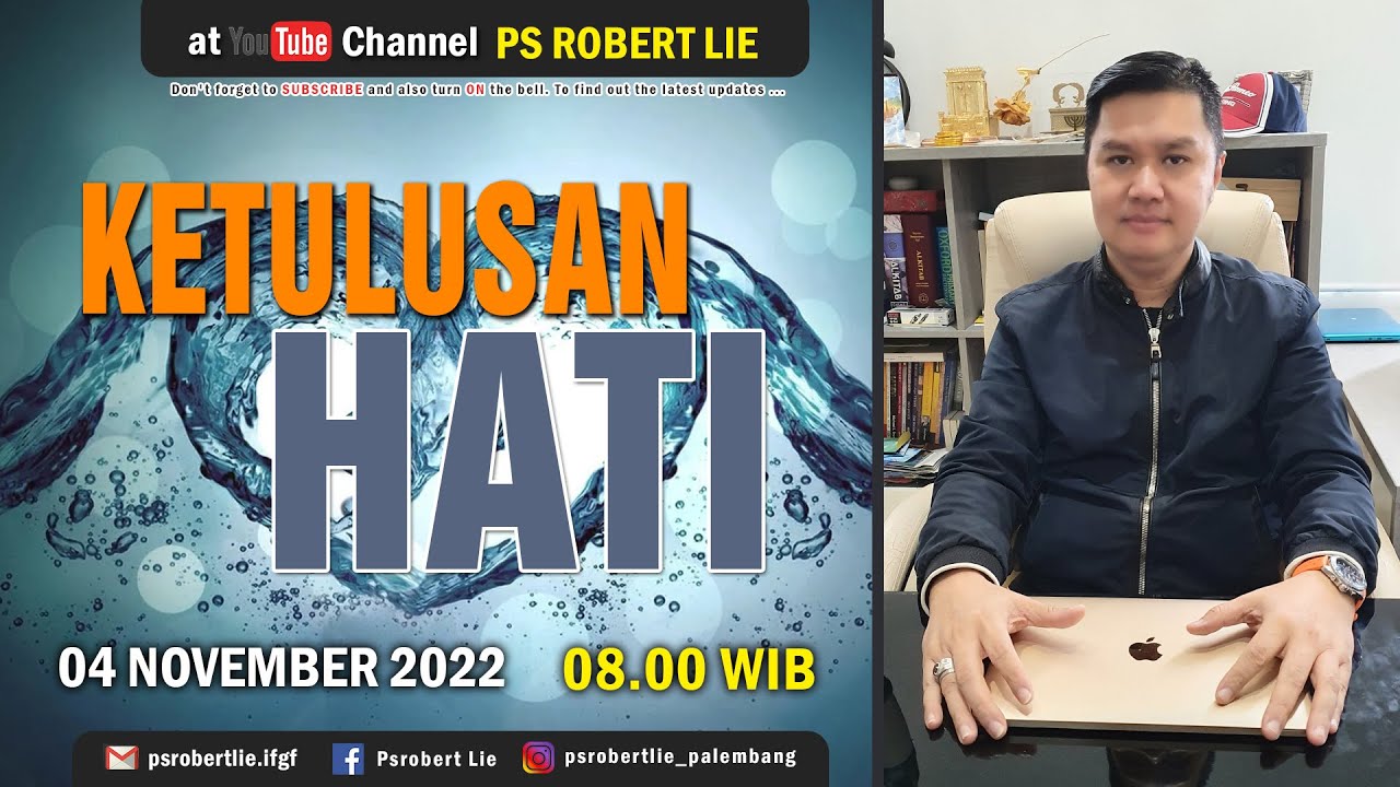 AMEN | Ps ROBERT LIE | "KETULUSAN HATI" - YouTube
