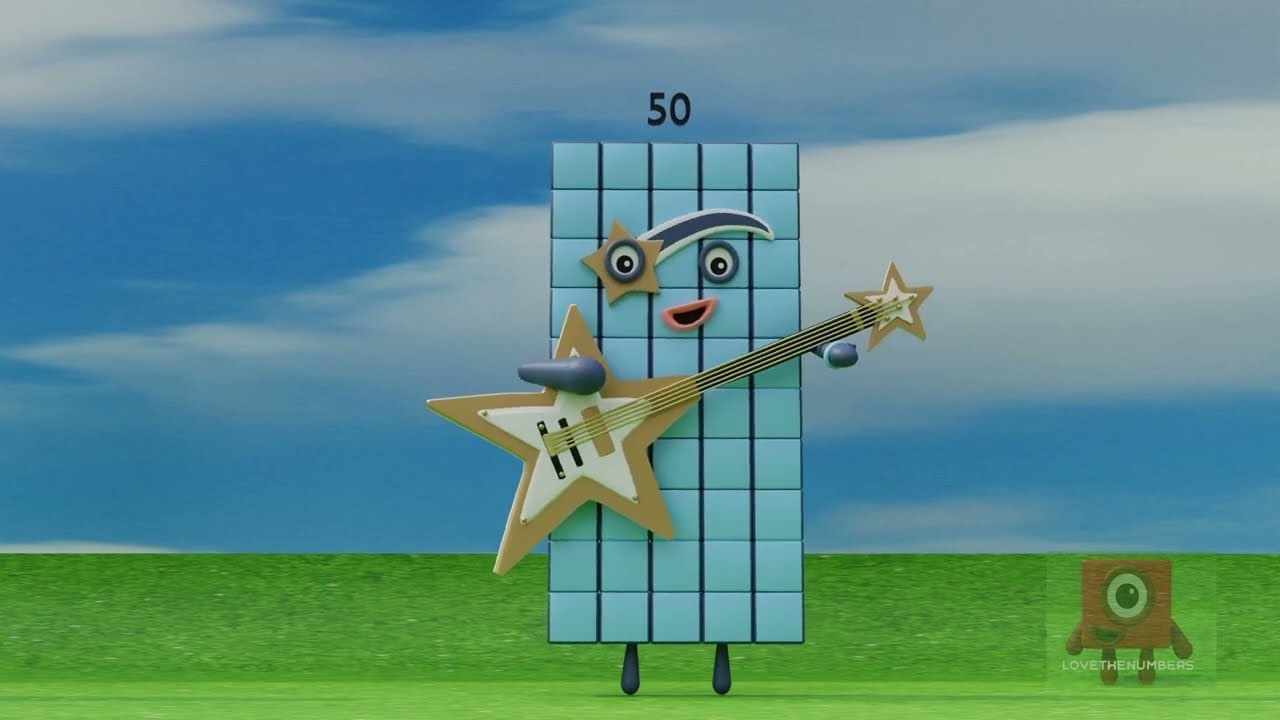 3D Numberblock Band 1 to 50 - YouTube