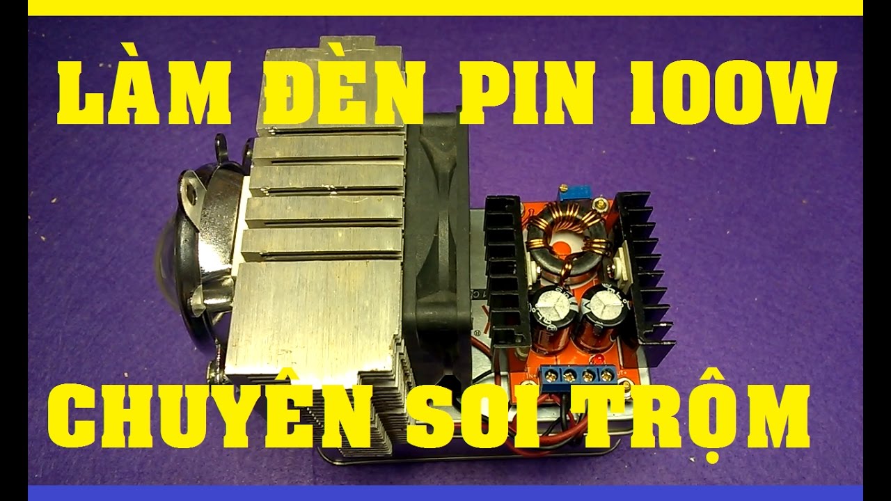 Chế đèn pin 100W - DIY 100W LED Flashlight - VPL Products - YouTube