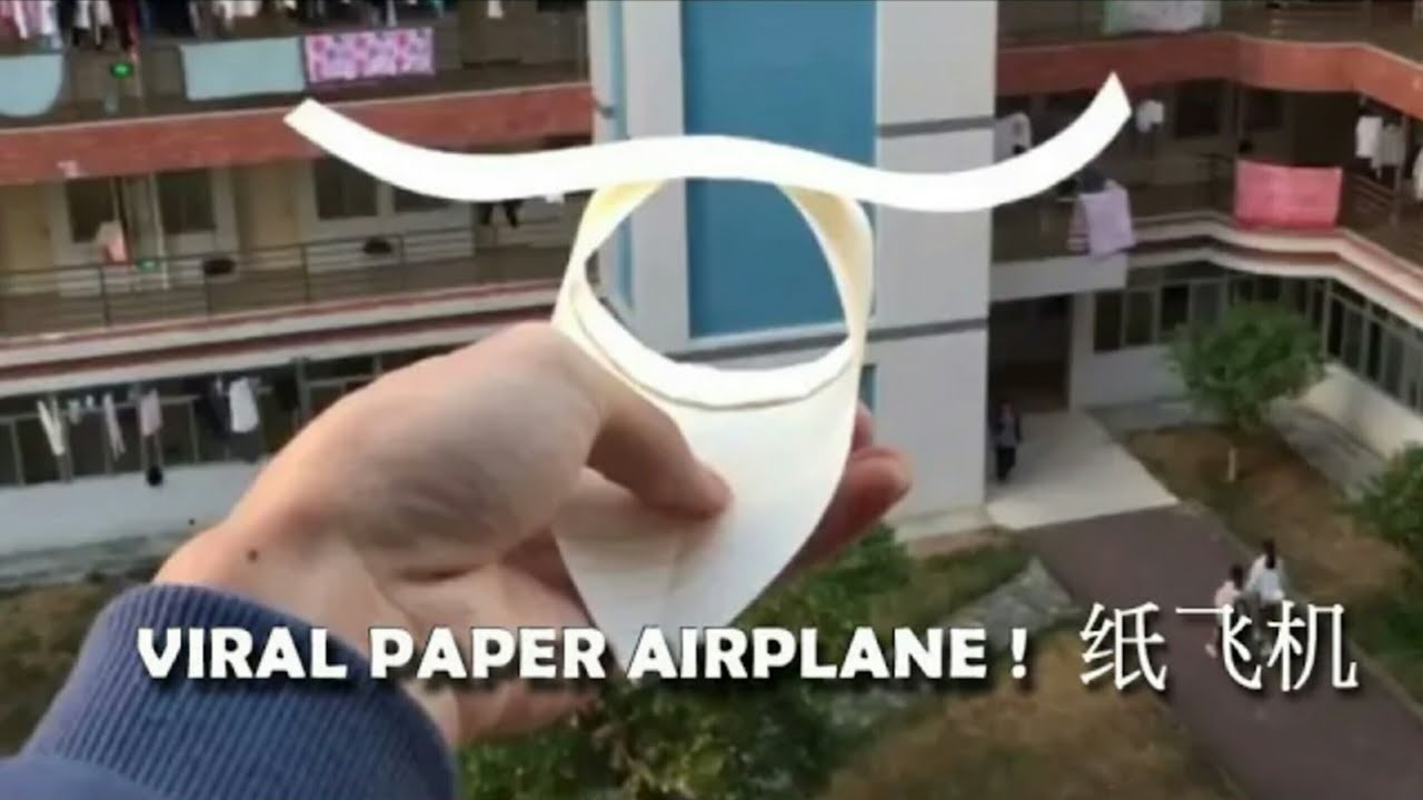BIRD SHAPED PAPER AIRPLANE GOES VIRAL IN CHINA ! - YouTube
