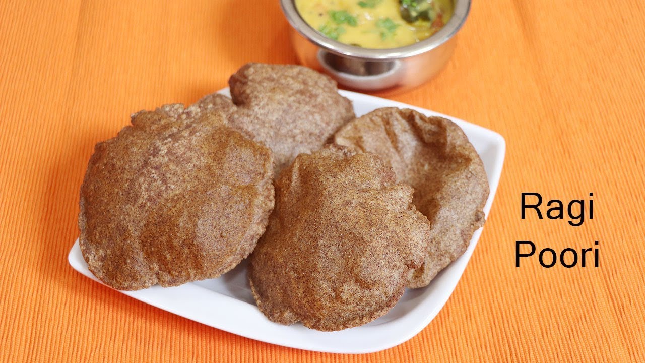 Ragi Poori Recipe | Ragi Puri | Finger millet Poori - YouTube