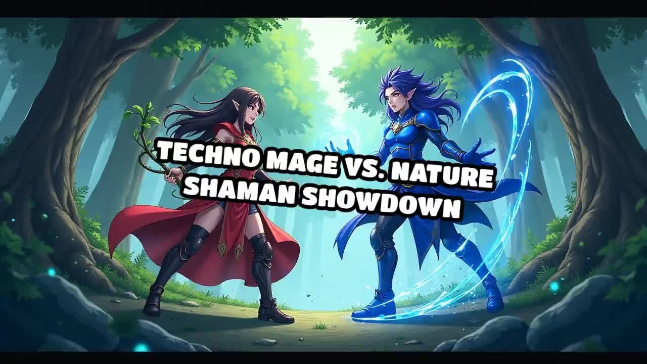 Techno Mage vs. Nature Shaman Showdown - YouTube